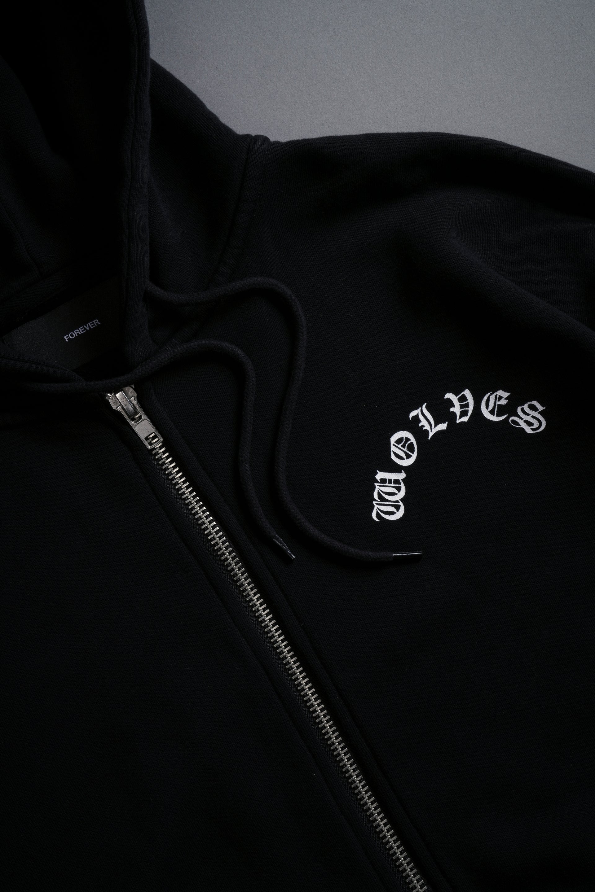 Wolf Chopper "Chambers" Zip Hoodie in Black – DarcSport