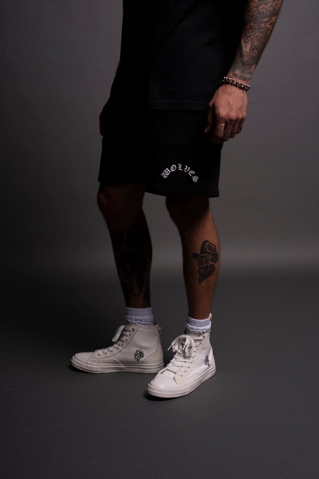 Wolf Chopper Liam Sweat Shorts in Black – DarcSport